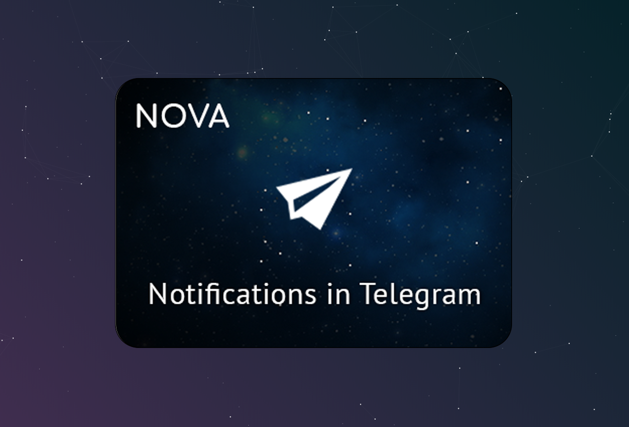 Telegram notifications | NOVA